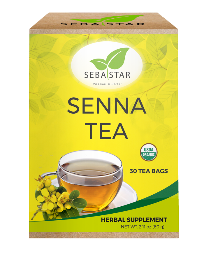 Senna Tea Organic (30 Tea Bags) Herbal Supplement – sebastar